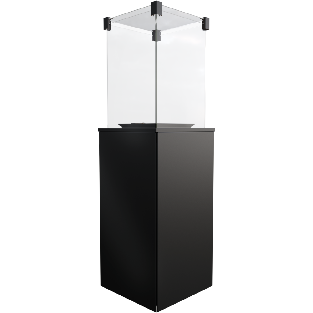 Chauffage extérieur Gaz Patio acier contrôle manuel 8,2 kW ...